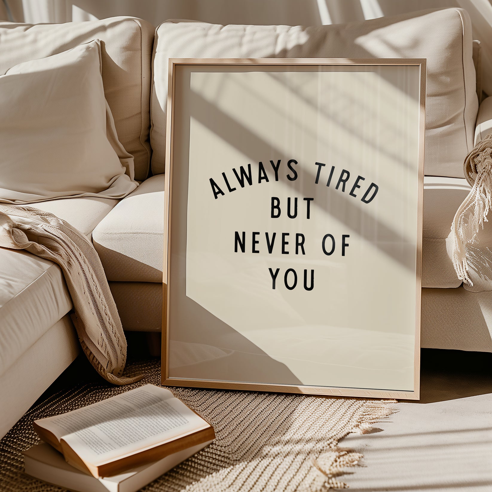 "Always Tired" Giclee Print – Pretty Salty Co.