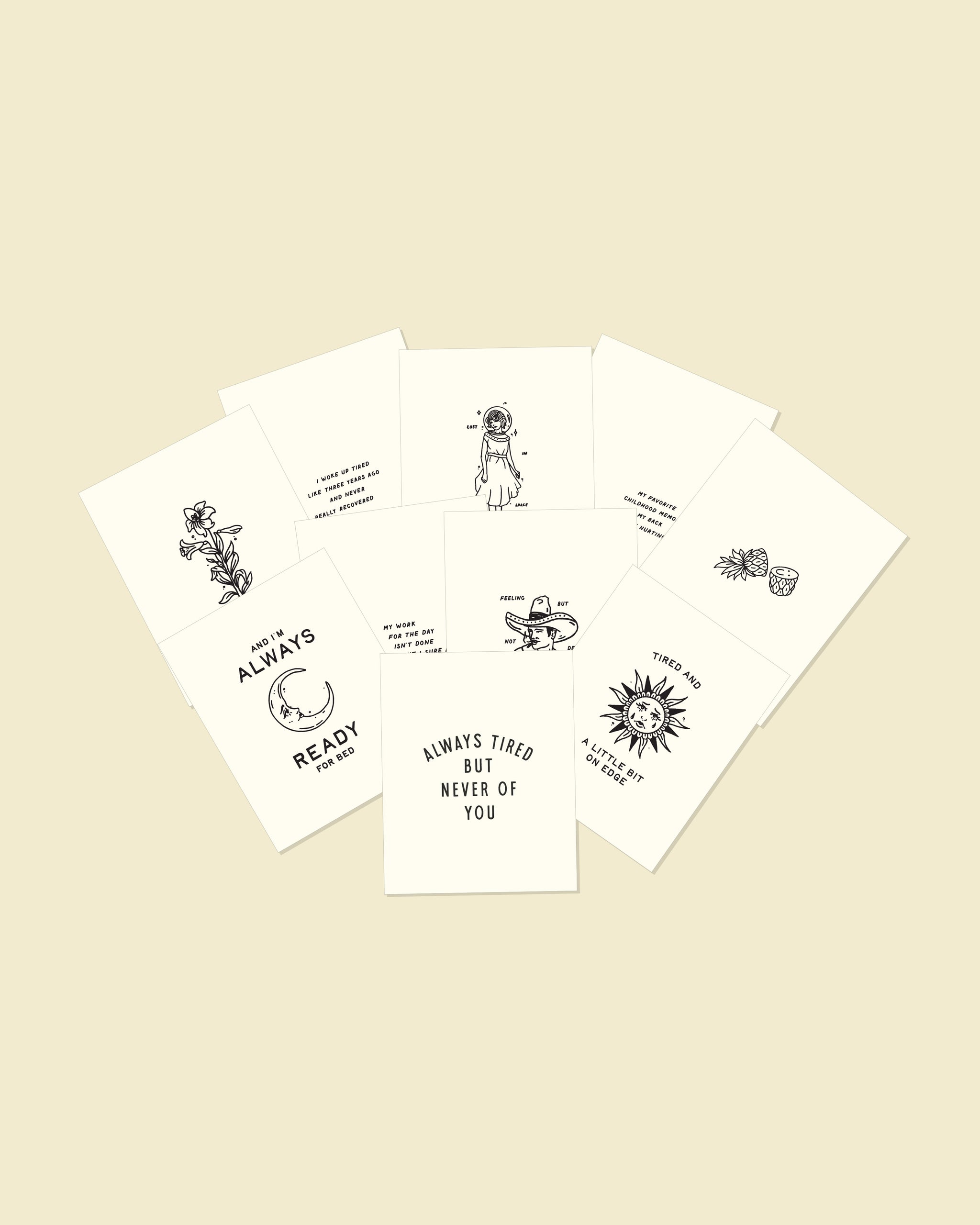 Complete Print Set | Collection | Cream – Pretty Salty Co.