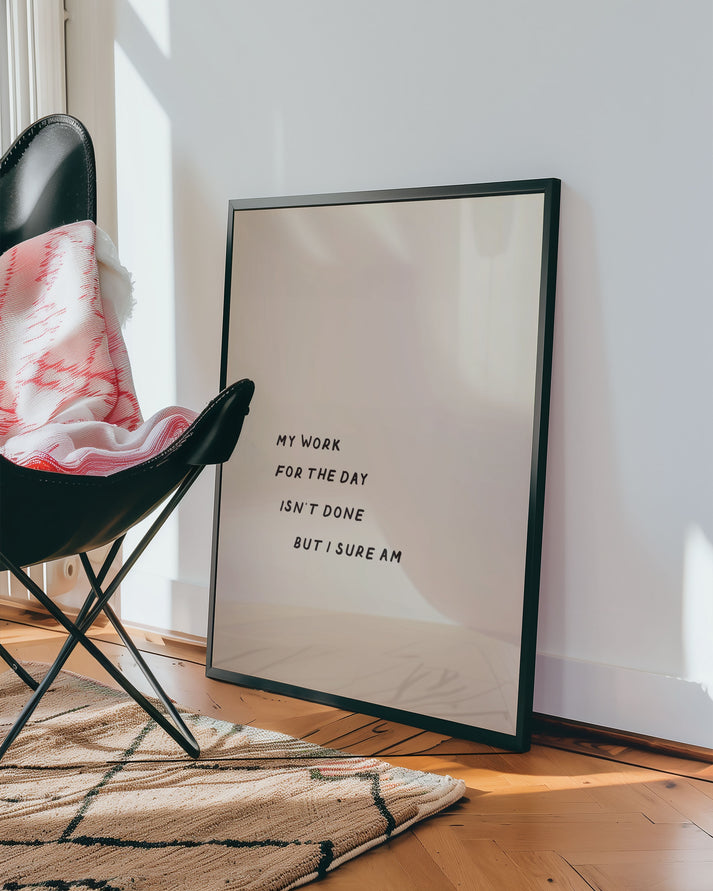"I'm Done" Giclee Print – Pretty Salty Co.